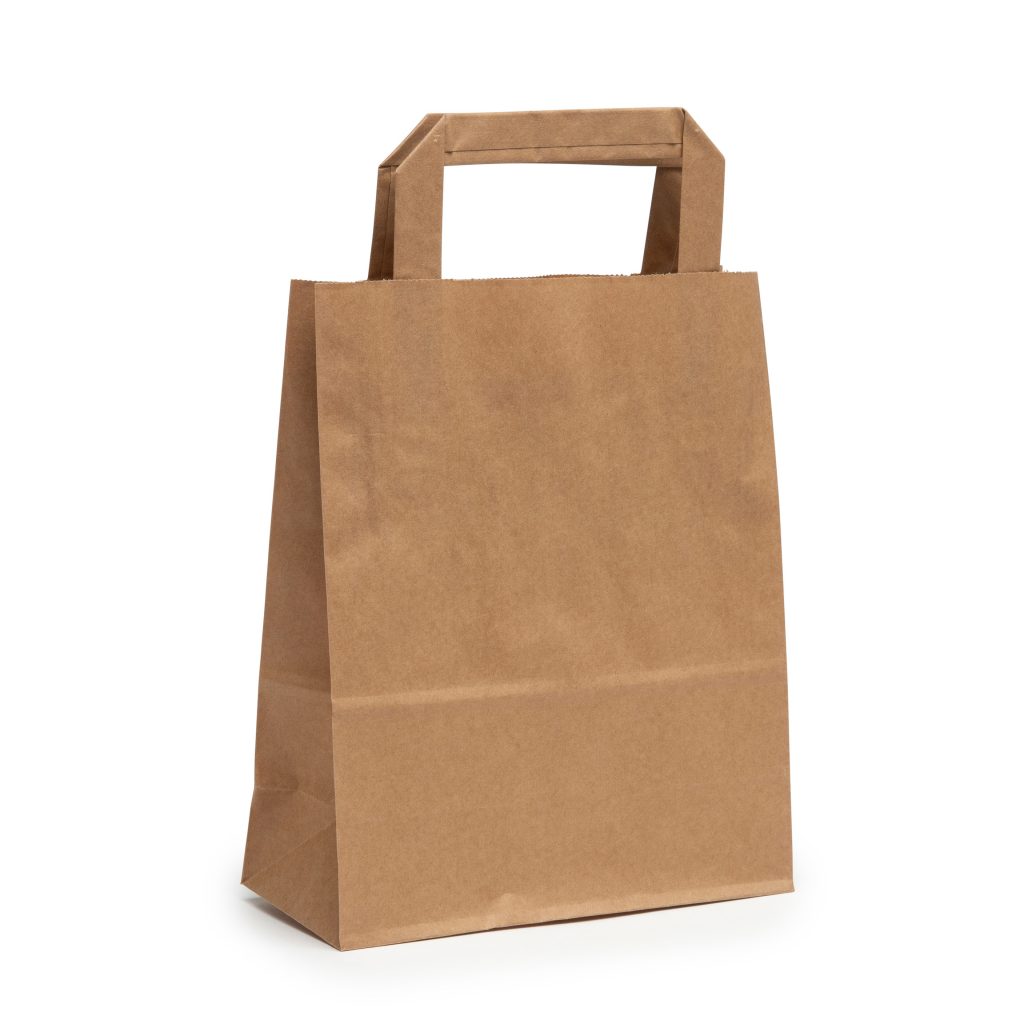 Flat Handle Paper Bags Brown Novapack Flat Handle Paper Bags Brown Novapack